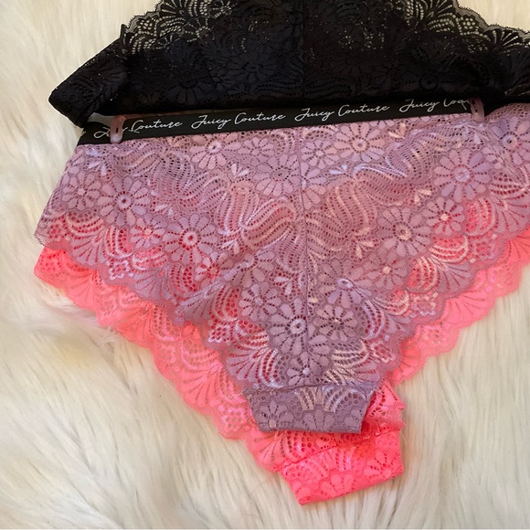 Juicy Couture | Intimates & Sleepwear | Juicy Couture Lace Cheeky ...